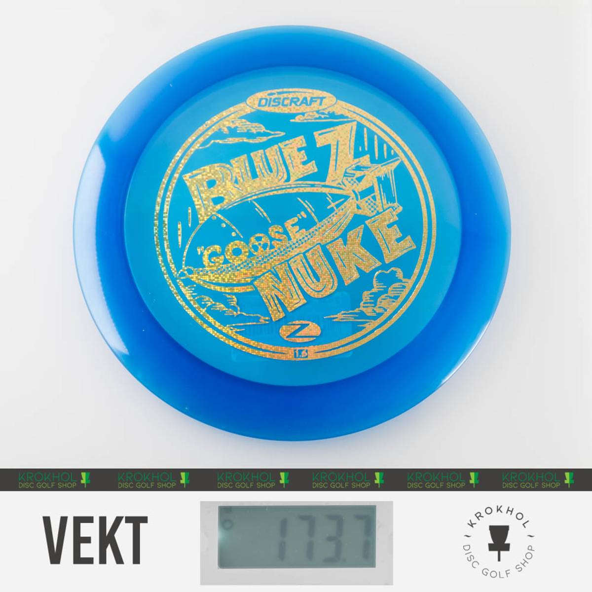 Z Nuke - Aaron Gossage Blue Bomber - Krokhol Disc Golf Shop